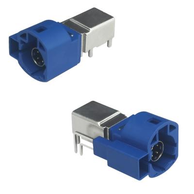 China 4+2Pin C Code FAKRA HSD LVDS Connector Right Angle Type For GPS Telematics for sale