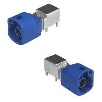 China OEM FAKRA HSD LVDS 4 Pin Connector For Car Radio Controlled Parking Heating for sale