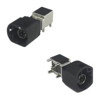 China FAKRA HSD LVDS 4 Pin Connector Right Angle Type For GPS Antenna for sale