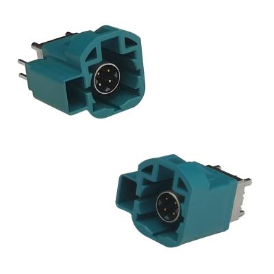 China Straight Type FAKRA HSD Connector PCB Mount For Car Digital Infotainment Electronics for sale