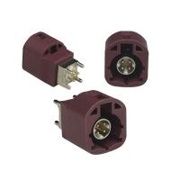 China FAKRA HSD LVDS Connector 4Pin Straight Type PCB Mount for Vehicle GSM Signal for sale