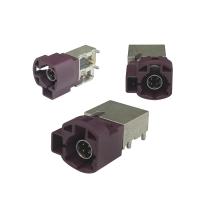 China Automotive FAKRA HSD LVDS Connector 4+2Pin PCB Mount For LVDS Camera for sale