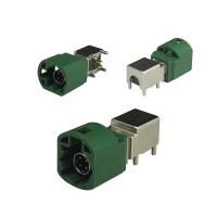 China FAKRA HSD LVDS PCB Mount RF Connector For GPS Telematics Or Navigation for sale