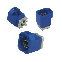 China FAKRA HSD LVDS 4Pin PCB Mount 4 Contact Pin Connector For Car Radio for sale