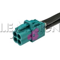 China Mini Fakra Connector High-Speed FAKRA Mini (HFM) 4 Code Car Antenna Connection for sale