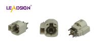 China FAKRA HSD LVDS PCB Connector 4+2PIN White Color for ADAS GPS Navigation for sale