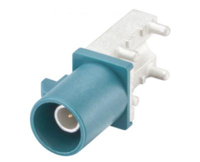 China FAKRA HSD Connector 4 Plus 2 Pin Female Code Z Featuring Robust Mechanical Performance with Mating Cycles Above 25 Times for sale