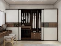 China Modern Large Sliding Door Wardrobe Modular Cabinets Closet Storage for sale