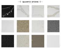 China Factory White Artificial Quartz Stone Countertop Sheet Slabs Engineered for sale
