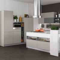 China Sleek White Ready Made Kitchen Cabinets Built In Pantry Cabinet Plywood for sale