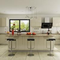 China Pull Out Basket Melamine Kitchen Cabinets White Kitchen Pantry OEM for sale