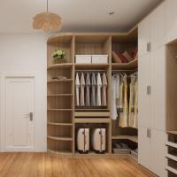 China MDF Island 10x10 Walk In Closet Built In Walk In Wardrobe for sale
