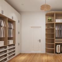 China MDF Island 10x10 Walk In Closet Built In Walk In Wardrobe for sale