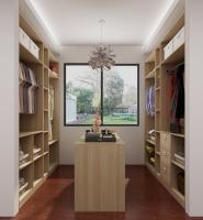 China Hinged Door MDF Built In Walk In Wardrobe Furniture Custom for sale