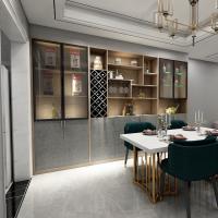 China 15mm Swing Door Closet Custom Fitted Wardrobe Dressing Room for sale