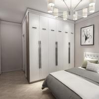 China Bedroom Swing Door Wardrobe Flat Packed Shaker Furniture Custom for sale