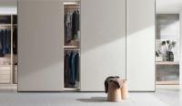 China High Gloss Sliding Bedroom Closet Storage Slim Wardrobe For Small Bedroom for sale