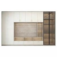 China Customized ODM Smart Solid Wood Media Console 50Inch Home Furniture for sale