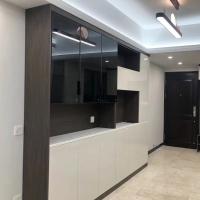China OEM Walnut Media Console Beside Coffee Table TV Console With Storage for sale