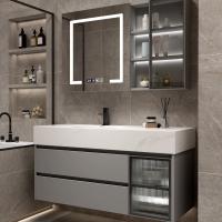 China Wall hung Custom Bathroom Vanity unit Melamine Particle Board 600mm for sale