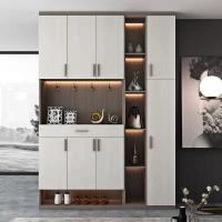 China Plywood Shoe Storage Cabinet Entryway Display Cupboard for sale