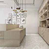 China Factory Manufacturer Supplier Slatted Dining Room Cabinet  Kitchen Table Laminate for sale