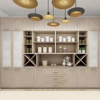 China Factory Manufacturer Supplier Slatted Dining Room Cabinet  Kitchen Table Laminate for sale