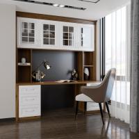 China MDF Solid Wood TV Stand Cabinet 80 inch With Anti Water Drawers for sale