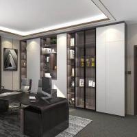China Custom Glass Showcase Display Cabinet Unit Upright Wall Mounted for sale