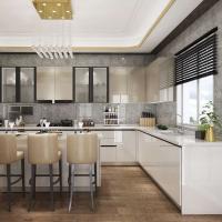 China Factory Manufacturer Modern Kitchen Cabinet With Accessories And Appliances for sale
