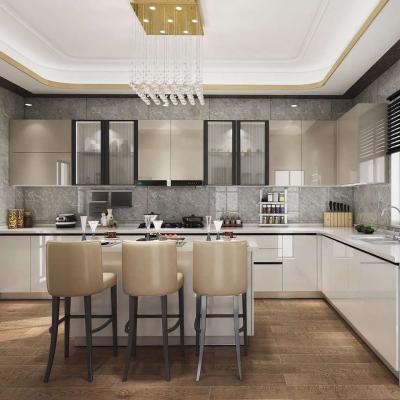China Factory Manufacturer Modern Kitchen Cabinet With Accessories And Appliances for sale