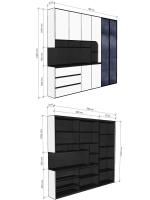 China Customized Modern Kitchen Cabinet With 18mm MDF Gloss Lacquer Door Panels for sale