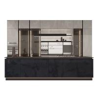 China Kitchen Furniture Design Wood Veneer Kitchen Cabinet For Wholesales for sale
