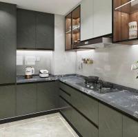 China 18mm Melamine Board Kitchen Cabinet  Modern Kitchen Storage Cabinets for sale