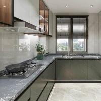 China 18mm Melamine Board Kitchen Cabinet  Modern Kitchen Storage Cabinets for sale