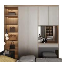 China Customized Make Bedroom Furniture Wooden Door Swing Wardrobe Cabinet for sale