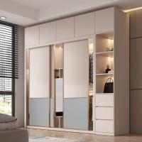 China Modern Bedroom Sliding Door Wardrobe Accessory Pants Rack Adjustable Height for sale