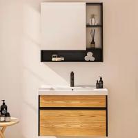 China Lustrous Marble Countertop Mirror Lamp with Shiny Bathroom Vanity Lacquer Coating for sale