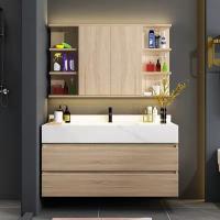 China Single Sink Bathroom Vanity with a Smart Mirror Cabinet and Chrome Finish for sale