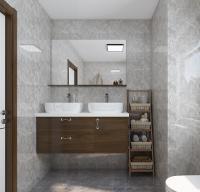 China Single Sink Bathroom Vanity with a Smart Mirror Cabinet and Chrome Finish for sale