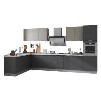 China Environmental Friendly Modern Kitchen Cabinet Complete with Faucet Accessories for sale