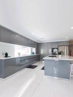 China Custom Modular Modern Design Stainless Steel Home Furniture Kitchen Cabinet for sale