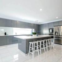China Custom Modular Modern Design Stainless Steel Home Furniture Kitchen Cabinet for sale