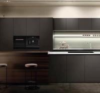 China Customized Modern Home Furniture Solid Cherry Wood White Kitchen Storage Cabinet Set for sale