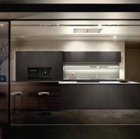 China Customized Modern Home Furniture Solid Cherry Wood White Kitchen Storage Cabinet Set for sale