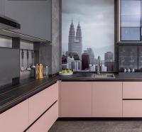 China OEM Hotel Furniture Set Designs Lacquer Modern Kitchen Bathroom Cabinets for sale
