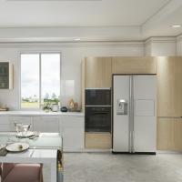 China Furniture Flat Pack Kitchen Cabinet Designs White Gloss Kitchen Set for sale