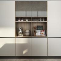 China Wholesale Complete Melamine Kitchen Units Set Modern Cabinet for sale