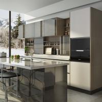 China Wholesale Complete Melamine Kitchen Units Set Modern Cabinet for sale