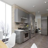 China Modern Island Design Custom Kitchen Cabinets ready to assemble Sets Cuisine for sale
